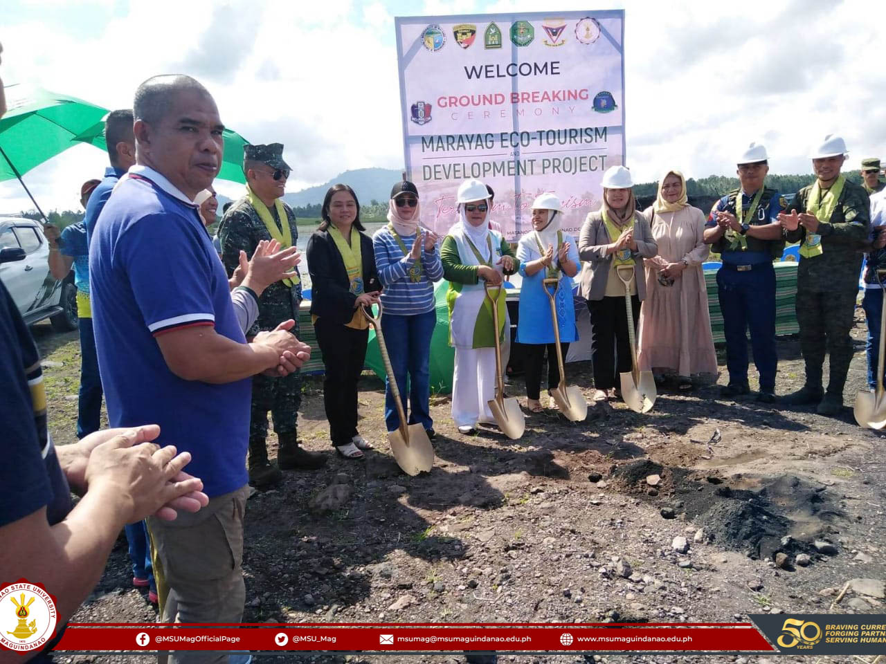 Groundbreaking Ceremony of Marayag Eco-tourism Development Project in Matanog, Maguindanao Del ...