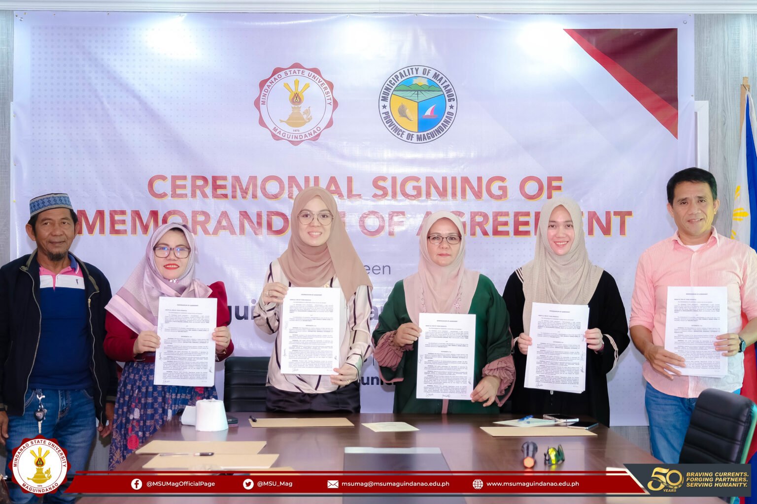 MSUMag and LGU Matanog sign a MOA - MSU-Maguindanao