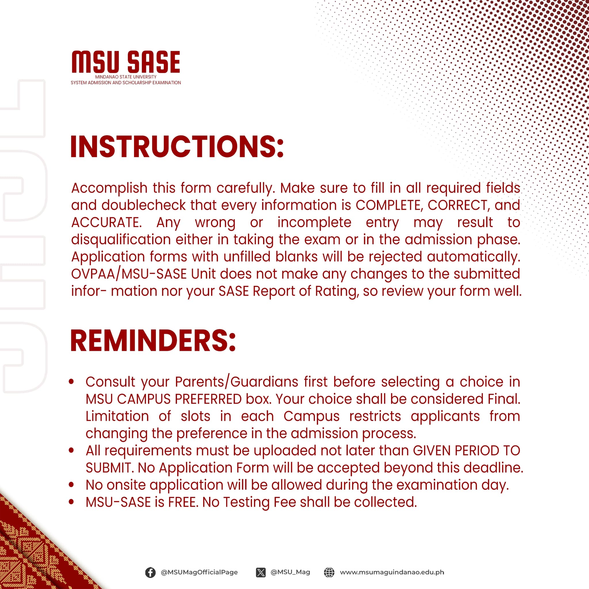 SASE - MSU-Maguindanao