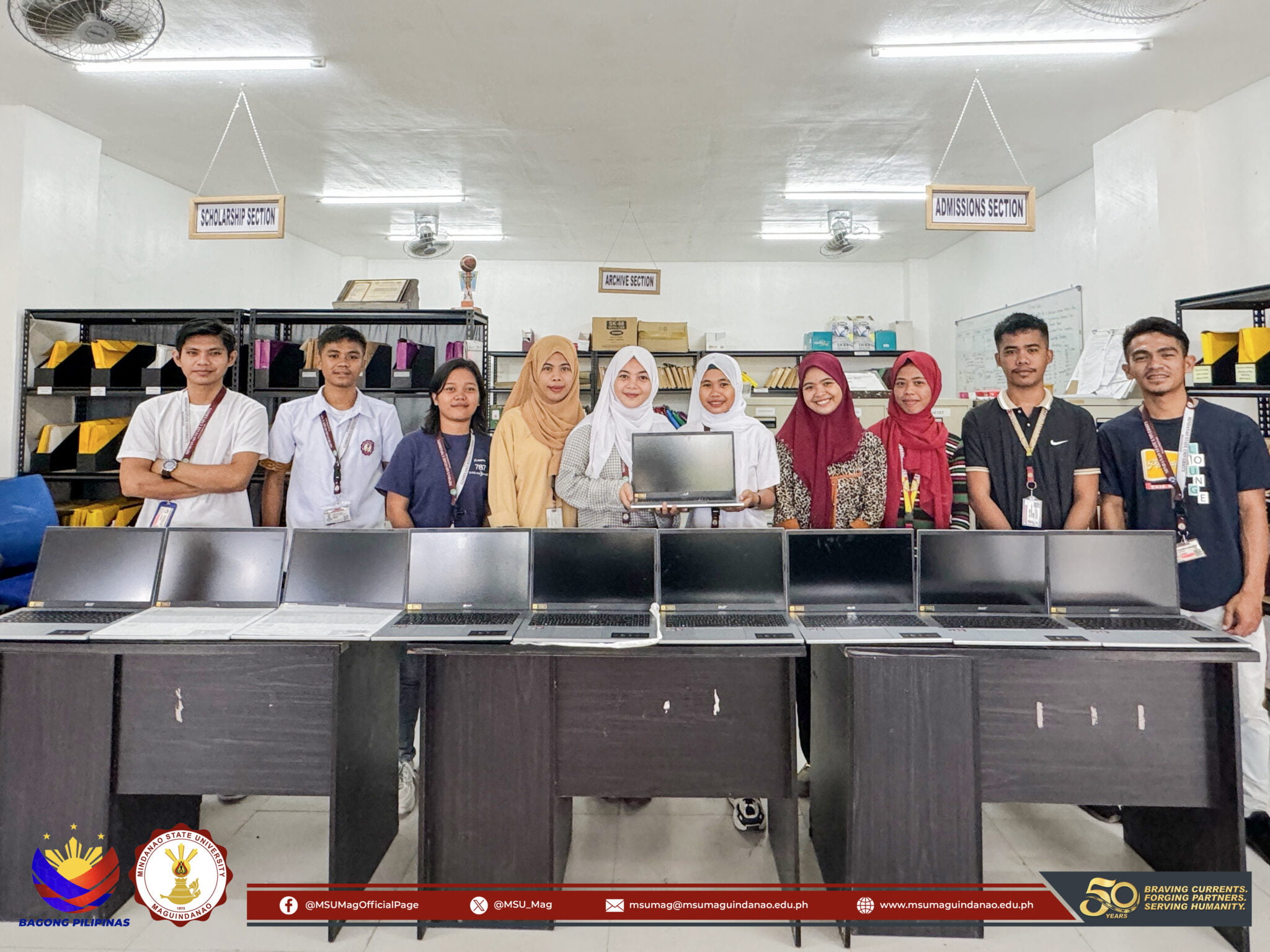10 Students of MSU-Maguindanao Receive Cash Assistance and Laptops from CHEDRO XII (CoScho ...