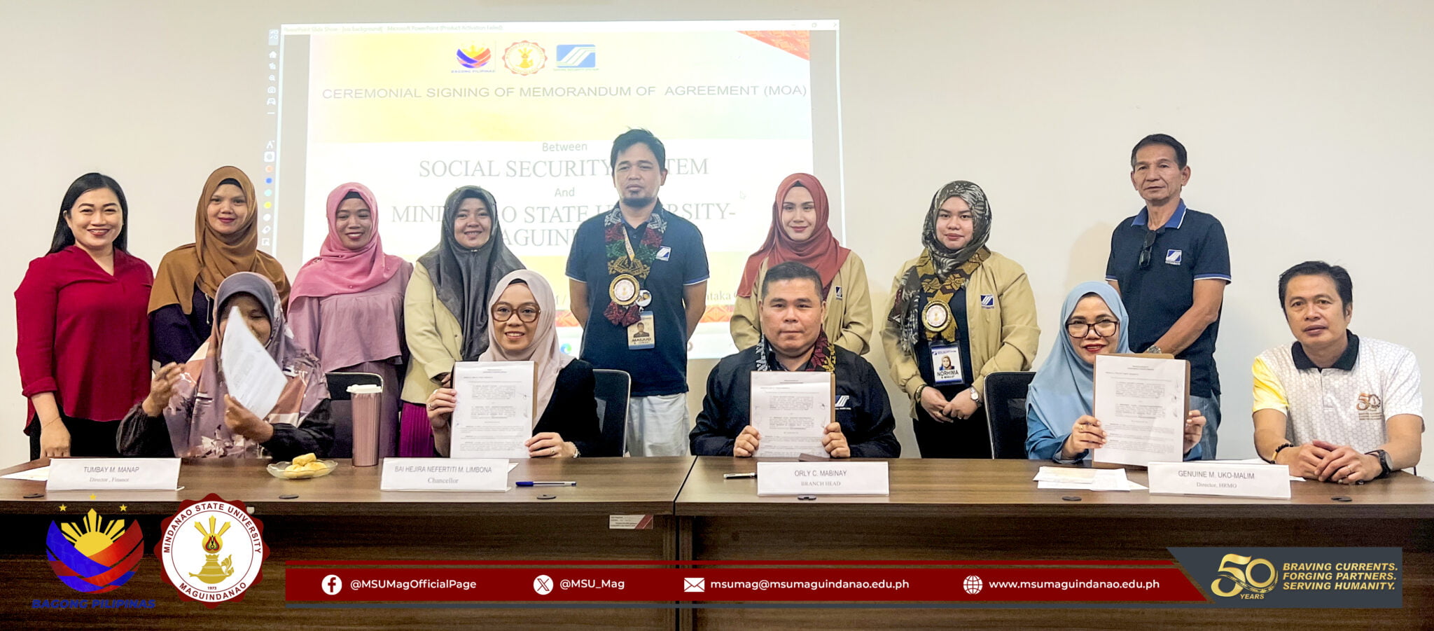 𝐌𝐒𝐔-𝐌𝐚𝐠𝐮𝐢𝐧𝐝𝐚𝐧𝐚𝐨, 𝐒𝐒𝐒 𝐒𝐢𝐠𝐧 𝐌𝐎𝐀 𝐨𝐧 𝐊𝐚𝐥𝐭𝐚𝐒𝐒𝐒 𝐂𝐨𝐥𝐥𝐞𝐜𝐭 𝐏𝐫𝐨𝐠𝐫𝐚𝐦 - MSU-Maguindanao