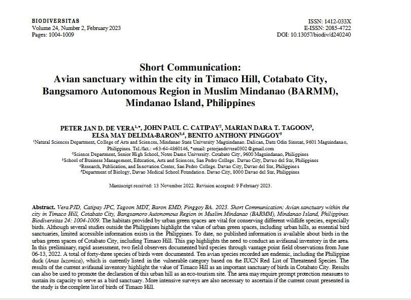Abstracts - MSU-Maguindanao