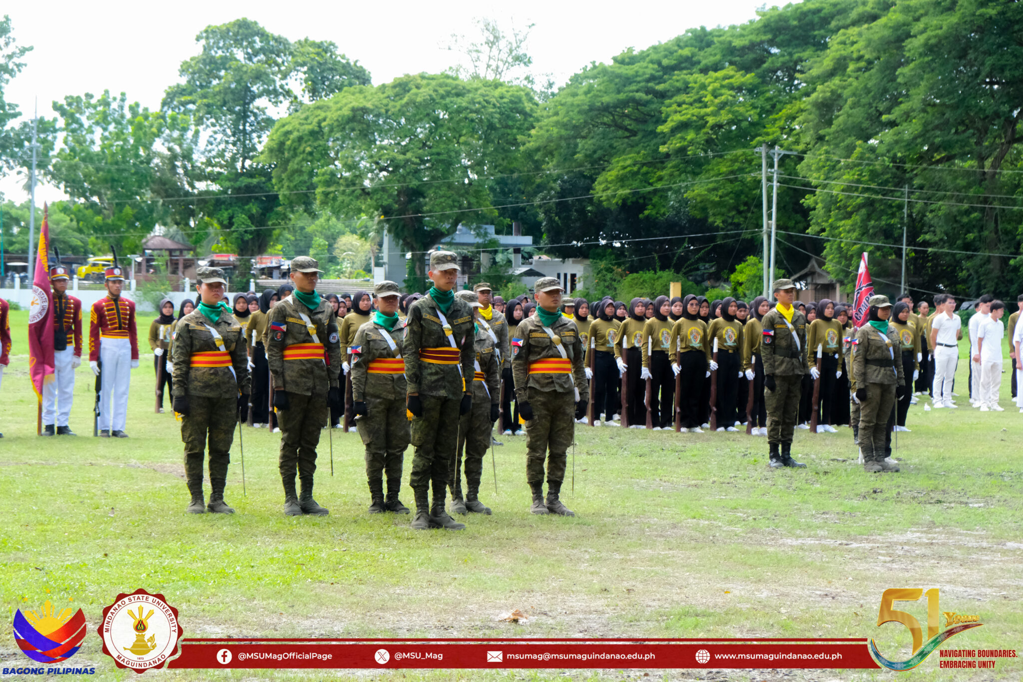 AFP Facilitates RAATI Inspection of MSUMag’s ROTC Unit - MSU-Maguindanao
